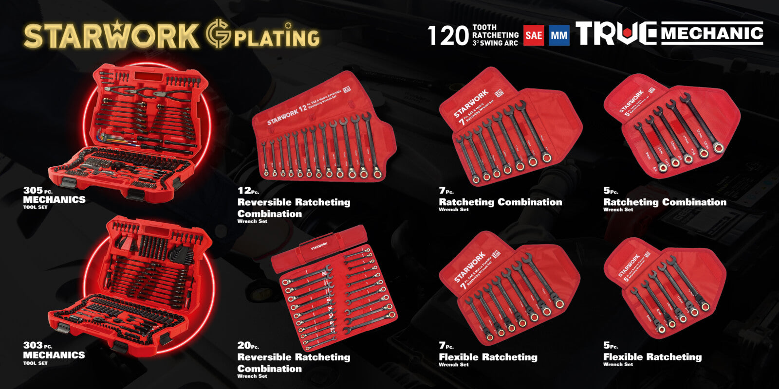 STARWORK TRUE MECHANIC WRENCH SET