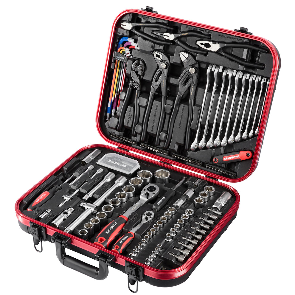 STARWORK TRUE MECHANIC™ 169-Piece Mechanics Tool Set and Socket Set, G