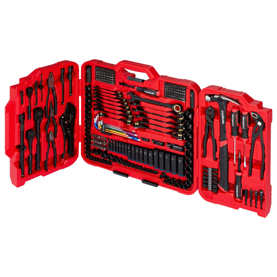 STARWORK TRUE MECHANIC™ 306-Piece Mechanics Tool Set and Socket Set, C