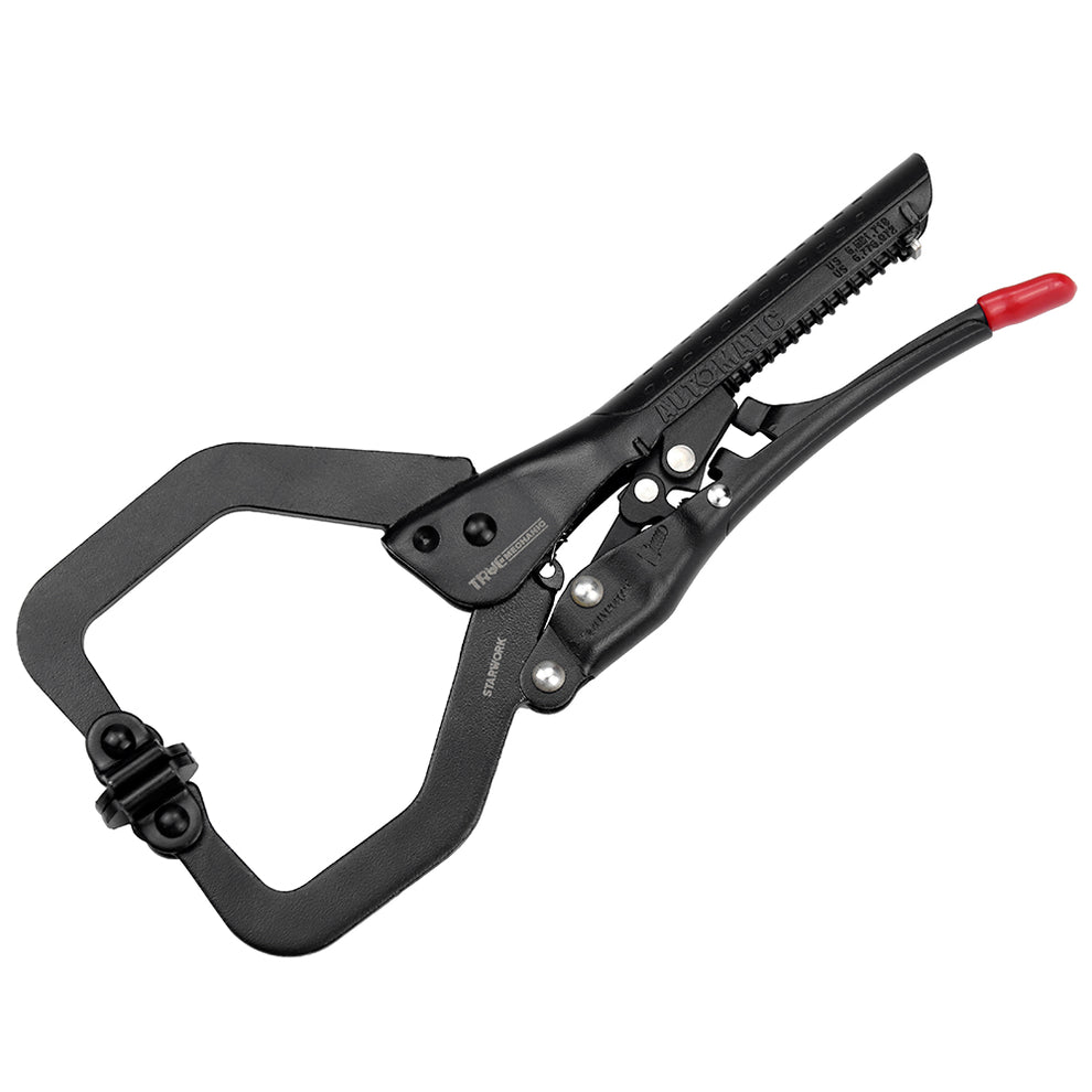 STARWORK TRUE MECHANIC™ Automatic C-Clamps With Swivel Locking Pliers