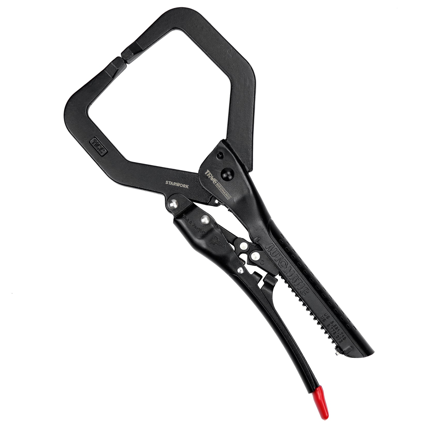 STARWORK TRUE MECHANIC™ Automatic C-Clamps Locking Pliers 11-inch